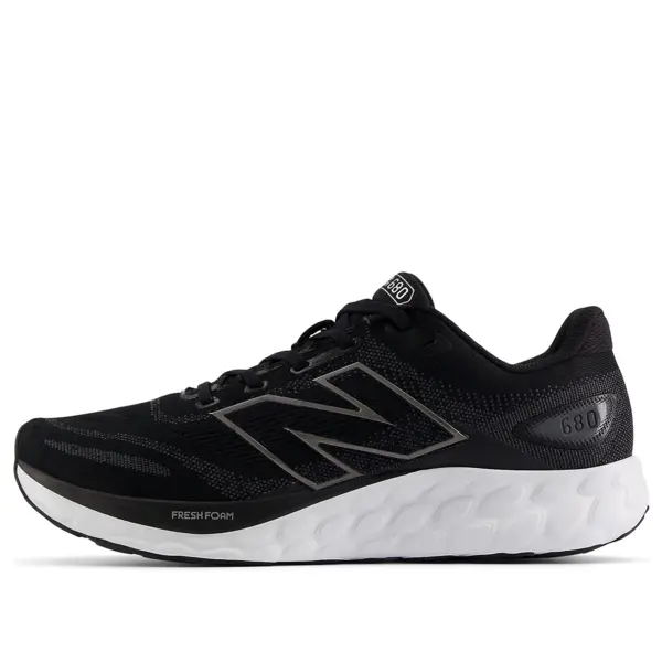 NEW BALANCE Fresh Foam 680v8 Athletic Sneakers - Black/white