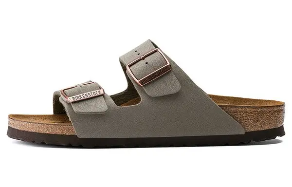 BIRKENSTOCK Arizona Double Strap Sandals - Grey