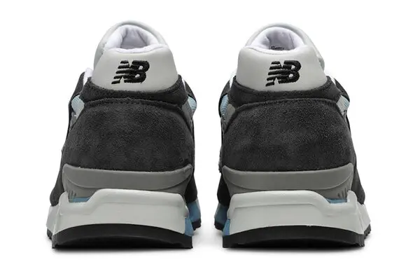 NEW BALANCE X Kith 998 "steel Blue" Made In Usa - Black/blue