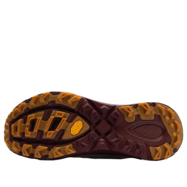Hoka One One Mafate Three2 Trail Sneakers - Vanilla/varsity Burgundy