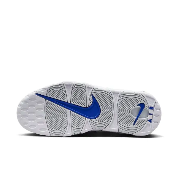 Nike More Uptempo Air High Top Sneakers - White/blue