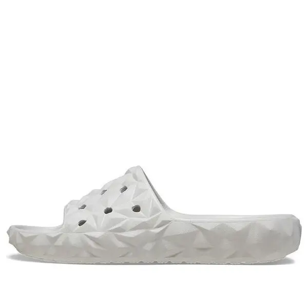 CROCS Classic Geometric Slides - White