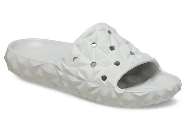CROCS Classic Geometric Slides - White