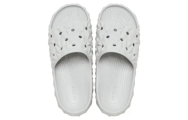 CROCS Classic Geometric Slides - White