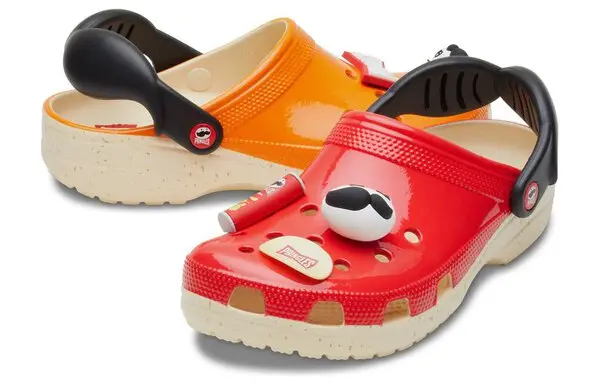 CROCS X Pringles Classic Clog - Orange/red