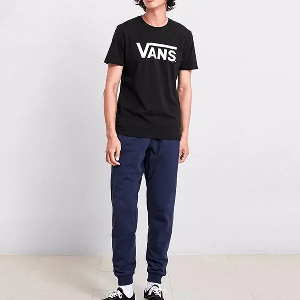 VANS Classical Logo Short Sleeve Tee - Black