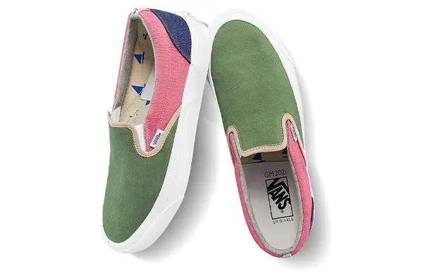 VANS Geoff Mcfetridge X Vault Og Classic Slip-on Lx 'transcentcoastal - Green/pink/blue