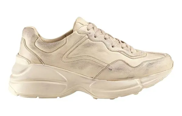 Gucci Rhyton Distressed Sneakers - Ivory