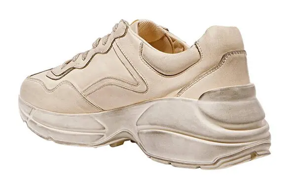 Gucci Rhyton Distressed Sneakers - Ivory