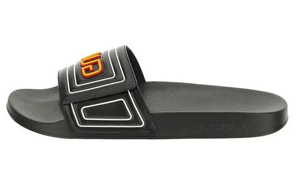 Gucci Slide Sandals With Embossed Logo