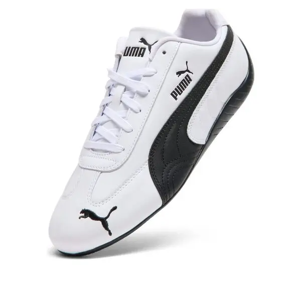 PUMA Speedcat Full Leather Sneakers - White/black