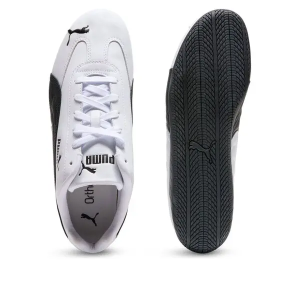 PUMA Speedcat Full Leather Sneakers - White/black