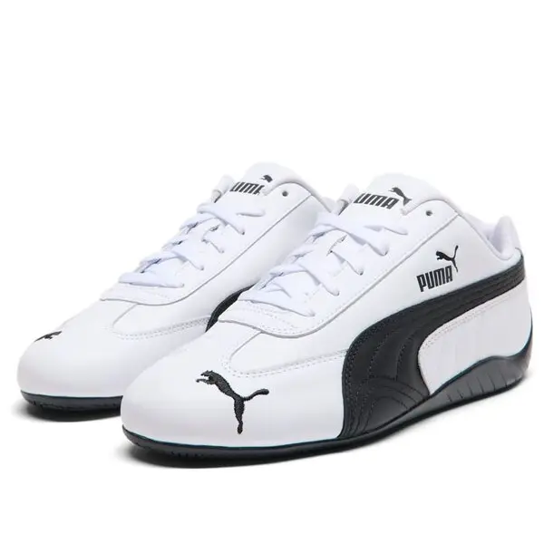 PUMA Speedcat Full Leather Sneakers - White/black