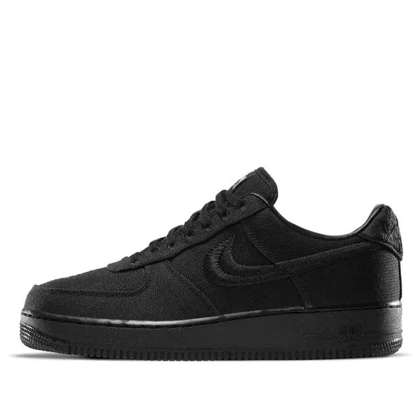 Nike X Stussy Air Force 1 Low "triple - Black