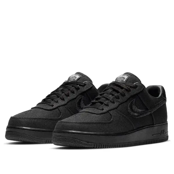 Nike X Stussy Air Force 1 Low "triple - Black