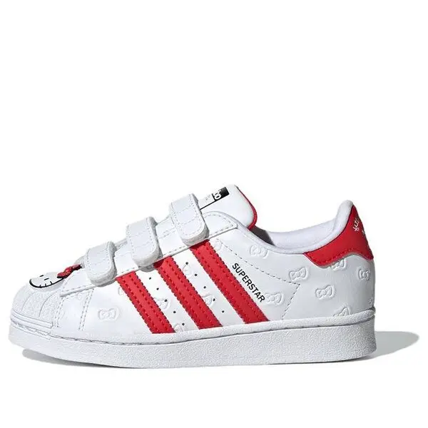Adidas Superstar X Hello Kitty Allover Debossed Bows Sneakers