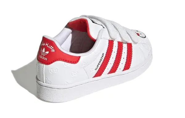 Adidas Superstar X Hello Kitty Allover Debossed Bows Sneakers