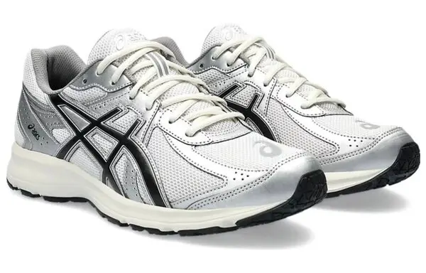 Asics Jog 100s Athletic Sneakers - White/black/silver