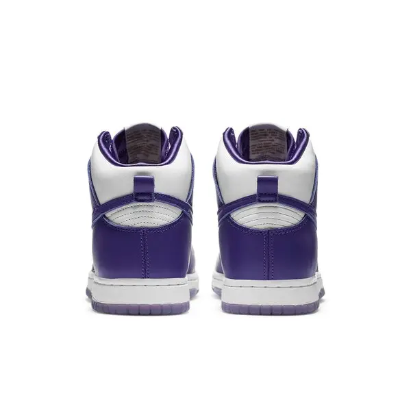 Nike Dunk High Varsity Purple Lace-up Sneakers - White/purple