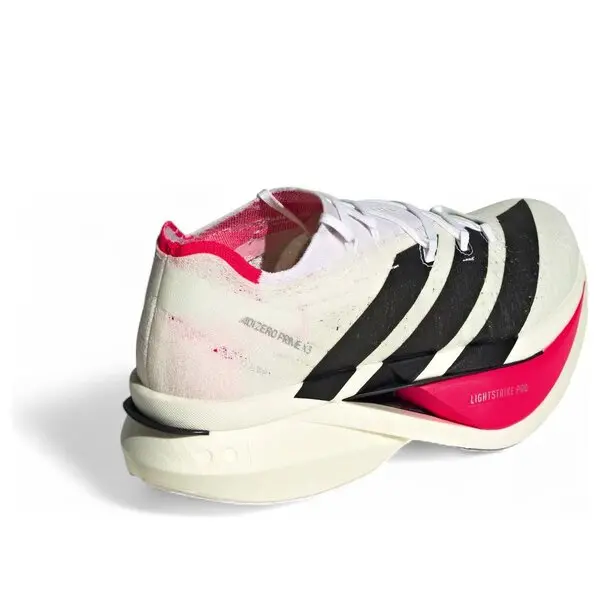 Adidas Adizero Prime X3 Strung Sneakers - Cloud White/core Black/lucid Red