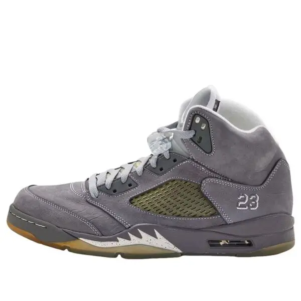 JORDAN 5 High Top Sneakers - Light Graphite/light Graphite/white