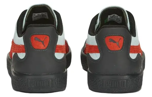 PUMA Perks And Mini X Clyde Rubber Low Top Sneakers - Light Aqua/red/black