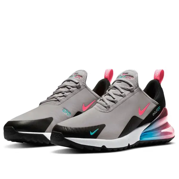 Nike Max 270 Golf Sneakers - Grey/black/blue