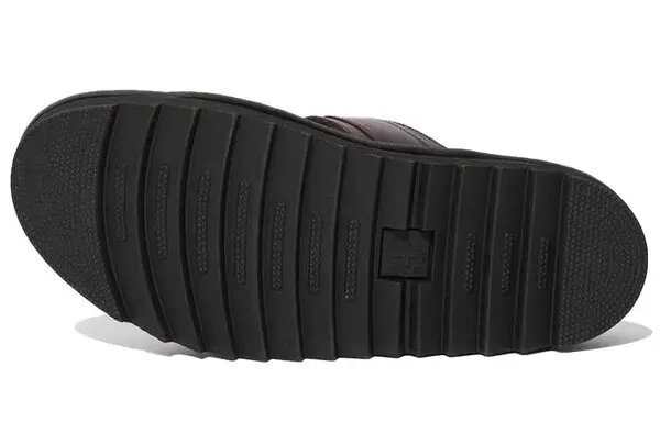 Dr. Martens Myles Brando Leather Flat Heel Sandals