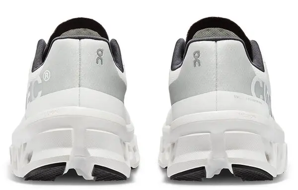 On Cloudmonster Sneakers - Undyed-white/black