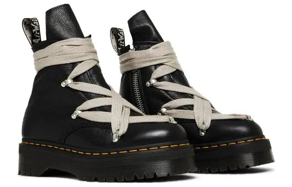 Dr. Martens X Rick Owens Pent Leather Platform Boot