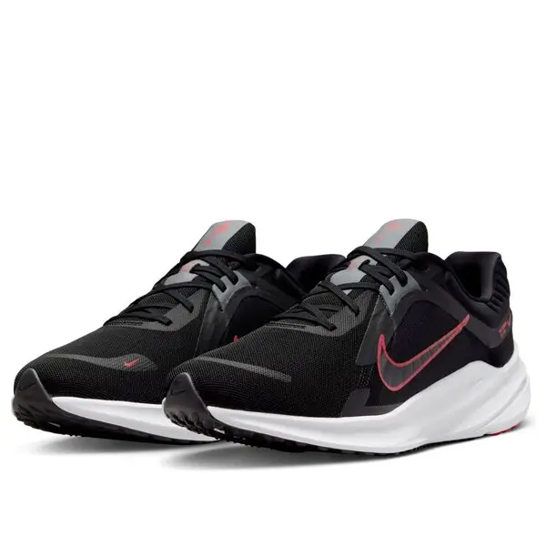 Nike Quest 5 "black University Red" Sneakers - Black/grey/red