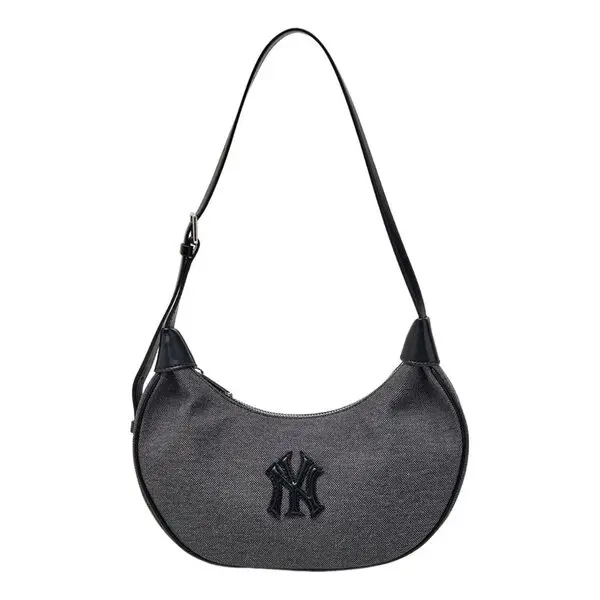 MLB New York Yankees Canvas Shoulder Bag - Grey/black