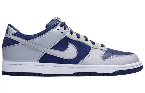 Nike Dunk Low Jp Qs Mismatched Sneakers - Gray/blue