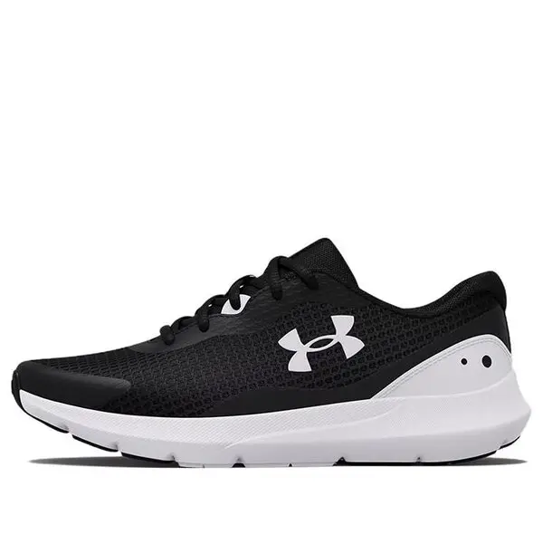 Under Armour Surge 3 Athletic Sneakers - Black/white