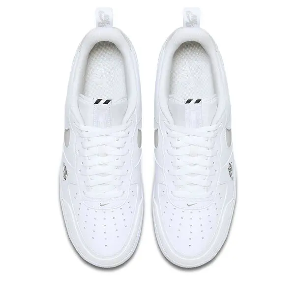 Nike Force 1 Low 'reflective Swoosh' Sneakers - White
