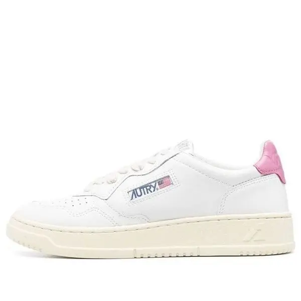 AUTRY Medalist Low Top Sneakers - White/pink