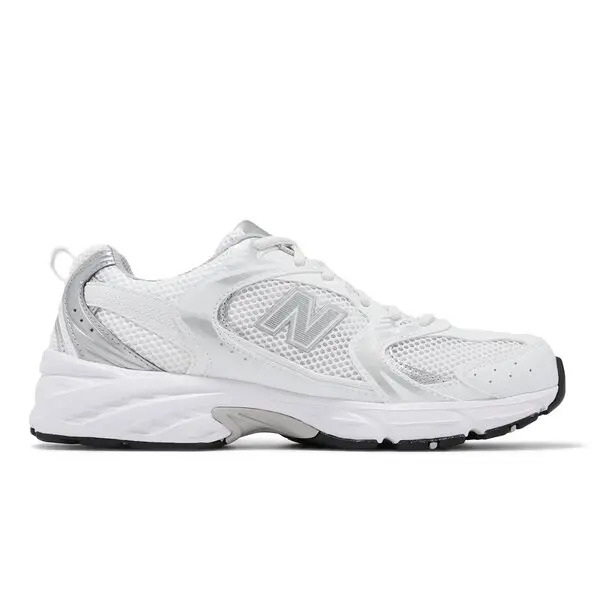 NEW BALANCE 530 Munsell White Sneakers - Silver