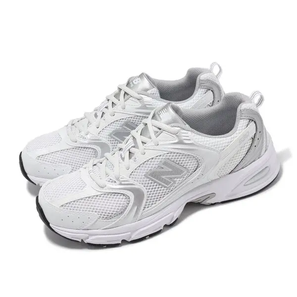 NEW BALANCE 530 Munsell White Sneakers - Silver