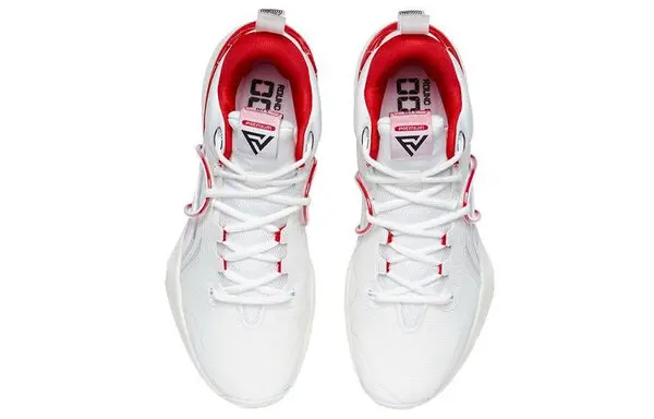 LI-NING Speed Premium Athletic Sneakers - White/red