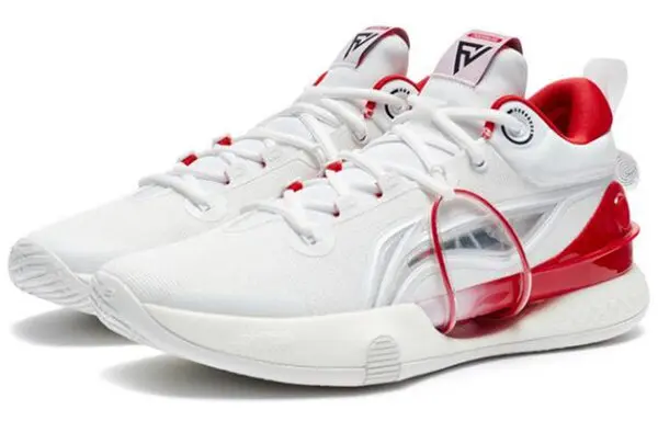 LI-NING Speed Premium Athletic Sneakers - White/red