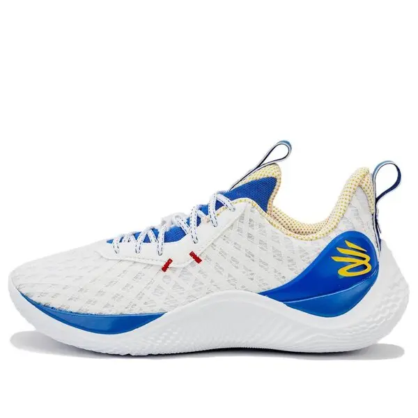 Under Armour Curry Athletic Sneakers - White/blue