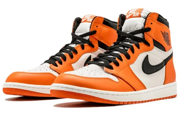 JORDAN Air 1 Retro High Og Shattered Backboard Away Sneakers - Sail/starfish-black