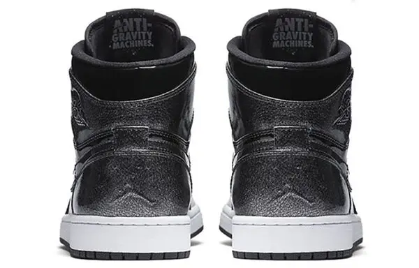 JORDAN Air 1 Retro High "black Patent - Black/white
