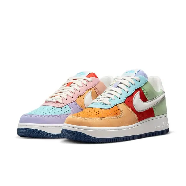 Nike Force 1 Low 'boricua' Sneakers - Yellow/white/red