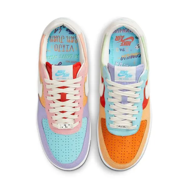 Nike Force 1 Low 'boricua' Sneakers - Yellow/white/red