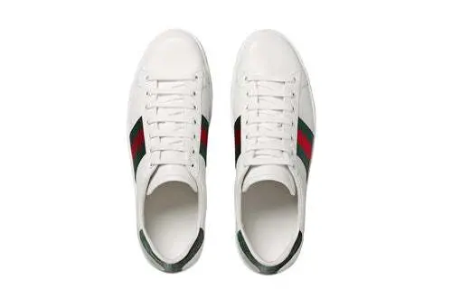 Gucci Ace Leather Low Top Sneakers