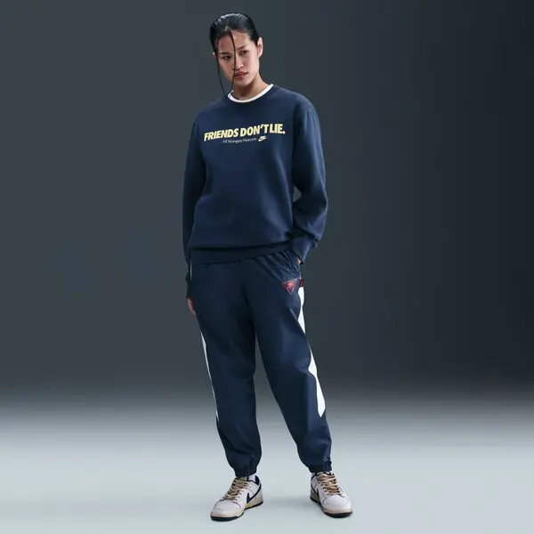 Nike X Stranger Things Fleece Crew - Navy