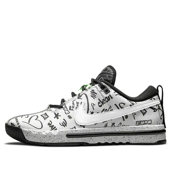 Nike Sesh "all-over Print" Sneakers - White/black