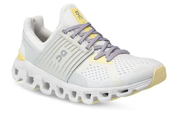 On Cloudswift Athletic Sneakers - White/limelight