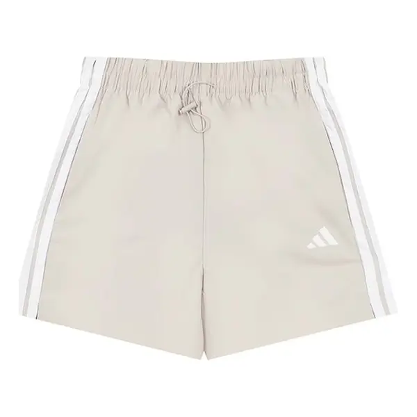 Adidas Essentials 3-stripes Shorts - Beige/white